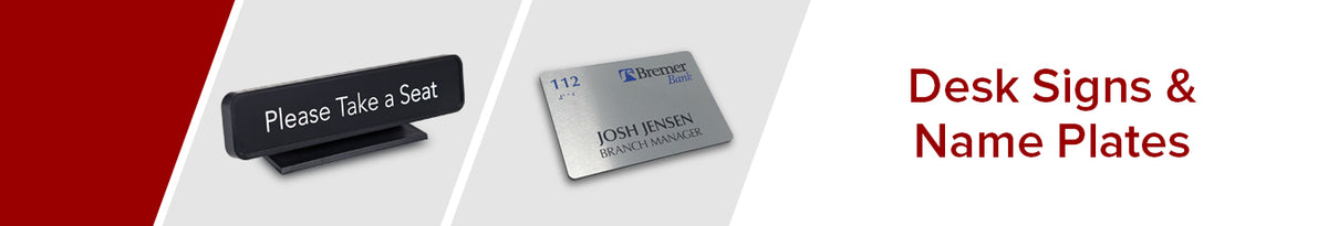 Custom Desk Signs & Name Plates for Medical, Dental, & Doctors Offices ...